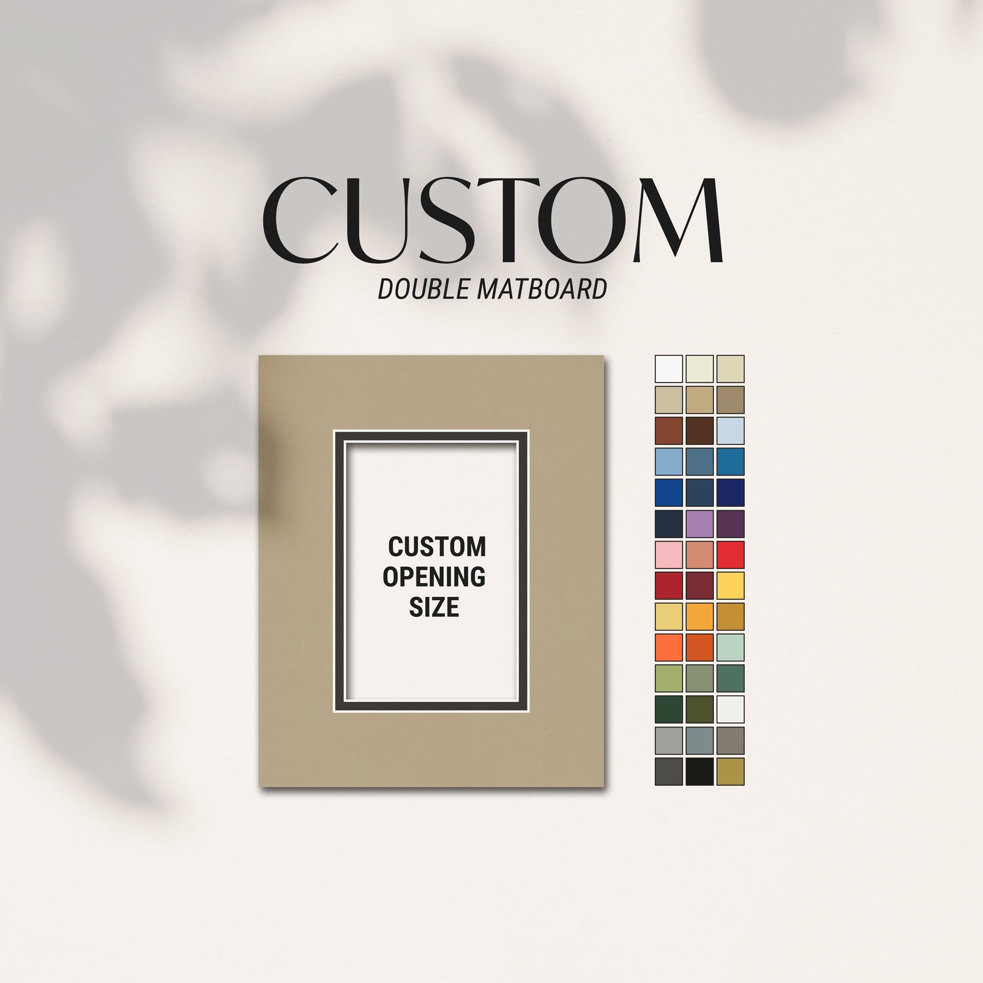 Custom Cut Double Matboard – Cheeky Sheep