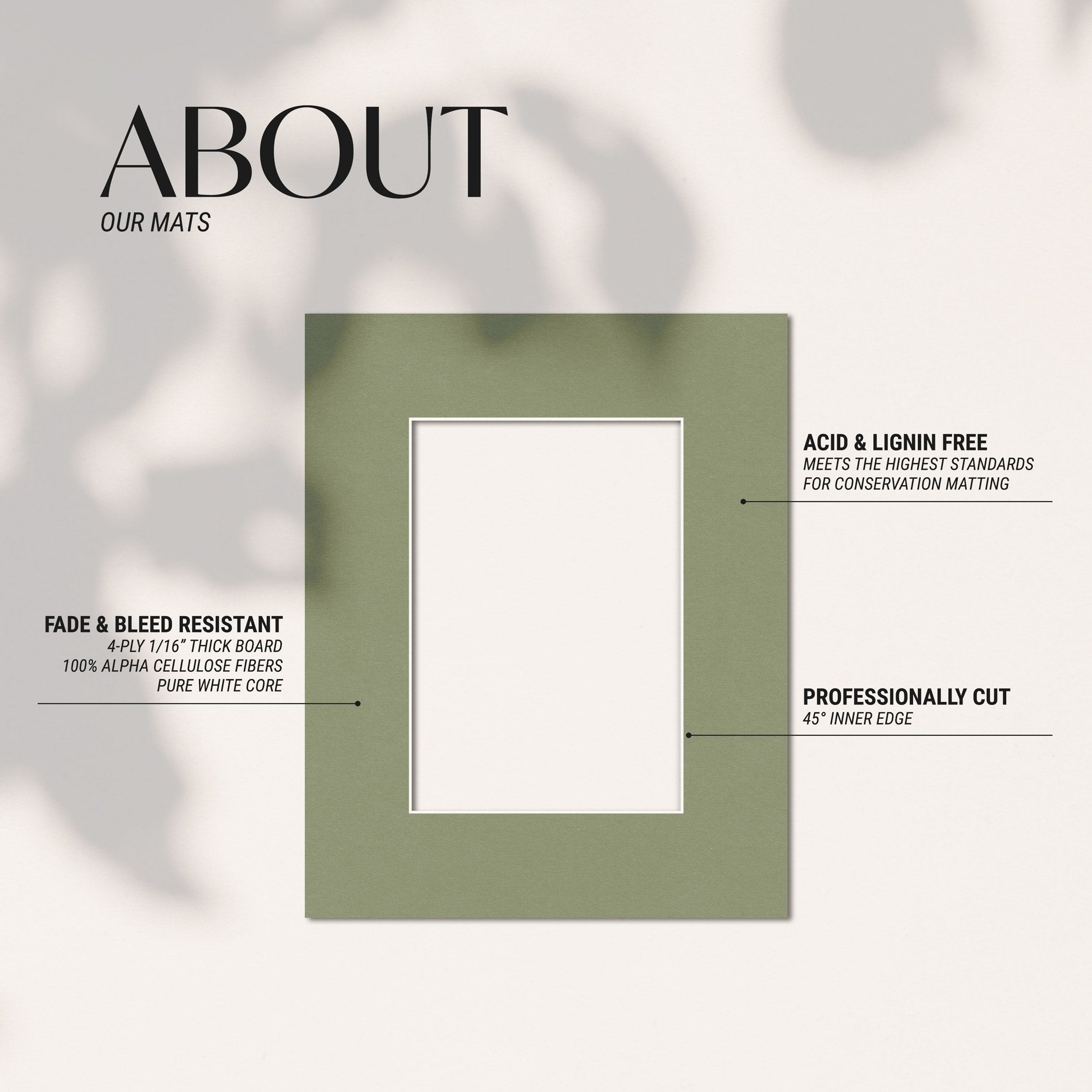 Custom Cut Double Matboard – Cheeky Sheep