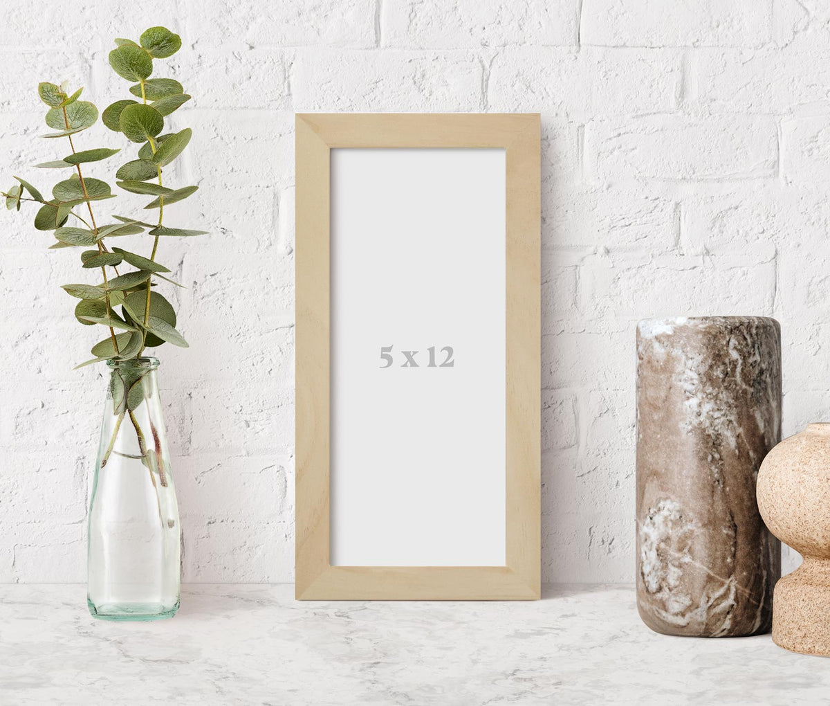 5x12 Natural Wood Frame – Cheeky Sheep