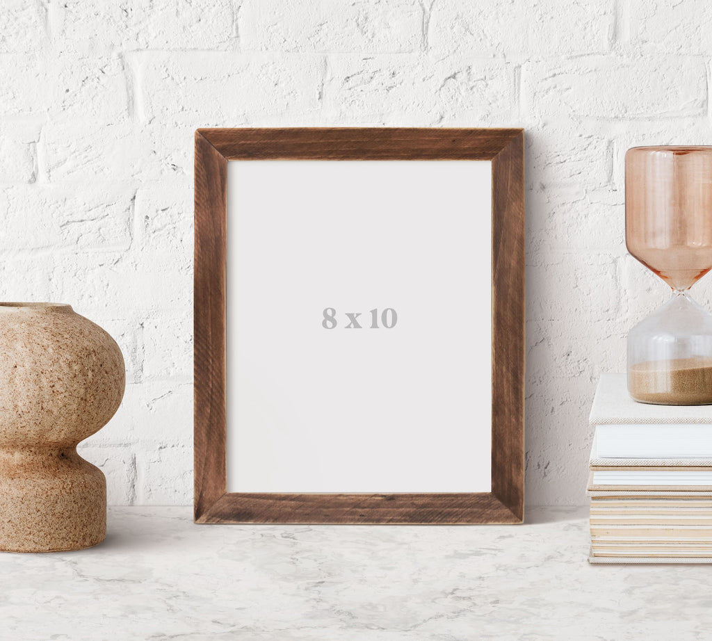 8x10 Farmhouse Style Wood Frame – Cheeky Sheep